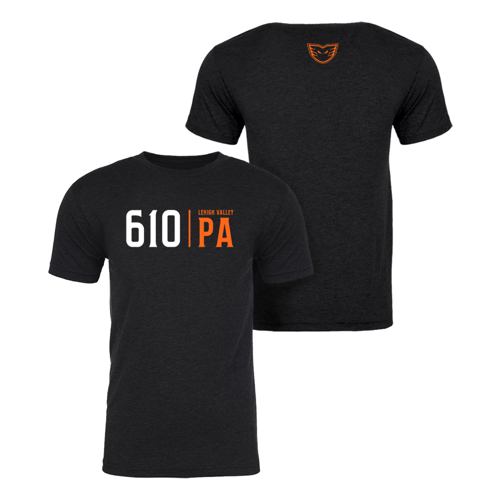 Valley Pride 610 Area Code Tee – Lehigh Valley Phantoms Phan Shop
